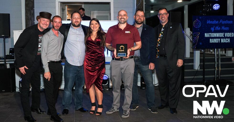 RANDY MACH HONORED WITH OPAV VENDOR PARTNER OF THE YEAR AWARD! - Nationwide Video